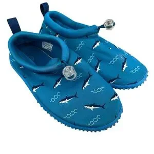 Shoes | Blue Shark Print Kids Water Shoes | Poshmark